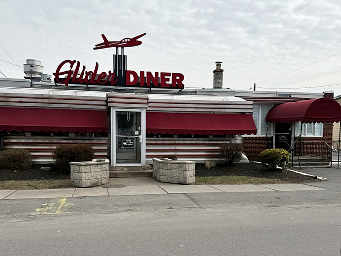 The iconic red airplane sign has been guiding hungry travelers to this Scranton landmark for decades, a beacon of breakfast hope on Providence Road.