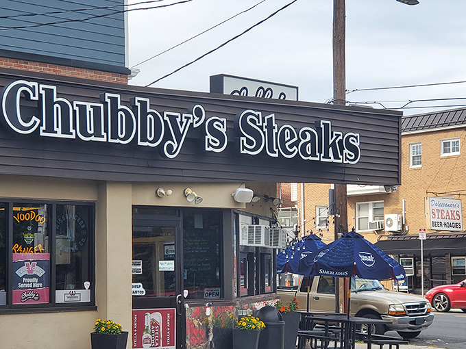 Chubby&rsquo;s bold blue sign has lured cheesesteak lovers to Roxborough since 1987. No gimmicks, just a classic joint serving up Philly&rsquo;s finest with zero compromise.