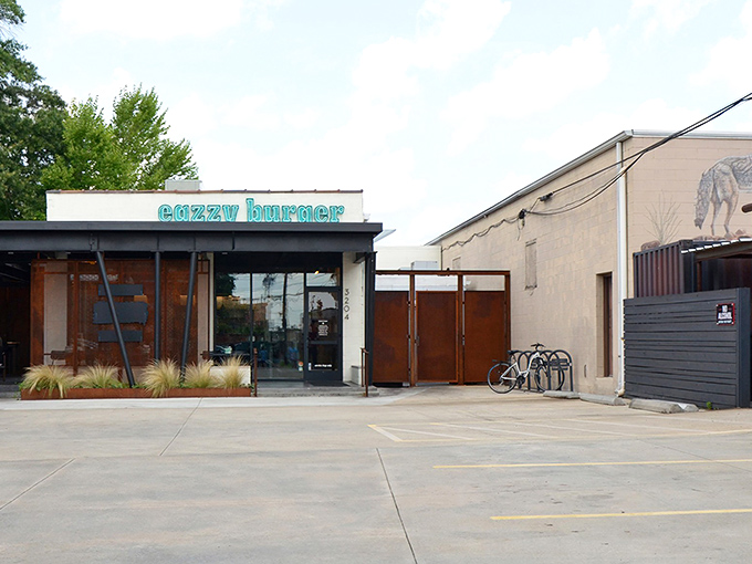 The unassuming exterior of Eazzy Burger belies the flavor explosion waiting inside. Like finding a Michelin star in a strip mall &ndash; Richmond's best-kept secret.