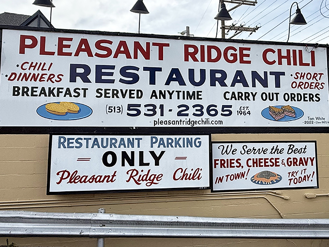 The iconic sign beckons like a lighthouse for the hungry&mdash;breakfast anytime, dinners, and the promise of Cincinnati's most beloved culinary tradition.