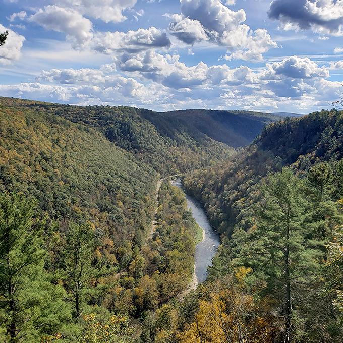 The view from the top stretches wide and peaceful, a fairytale moment written in the language of nature.