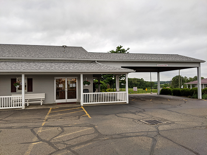 The unassuming exterior of Dutch Kitchen hides culinary treasures within, like finding a Picasso at a yard sale.