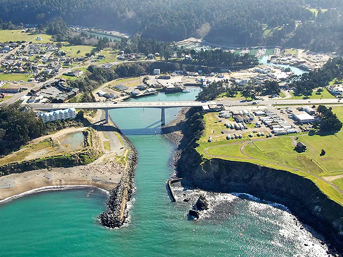 Fort Bragg sprawls between coastal cliffs and forested hills, a perfect blend of small-town charm and breathtaking natural beauty.