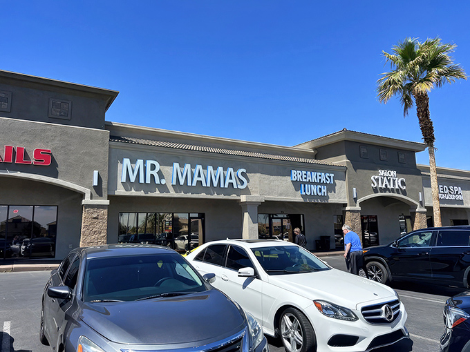 Strip mall treasure! Mr. Mamas proves that in Vegas, the best bets aren't always found under neon lights, but nestled between nail salons and dry cleaners.