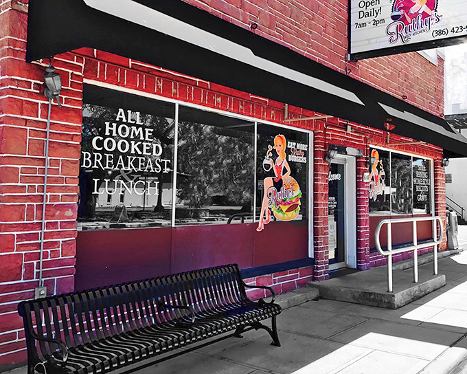 The unassuming brick exterior of Ruthy's Kozy Kitchen promises no frills, just honest-to-goodness comfort food that locals line up for daily.