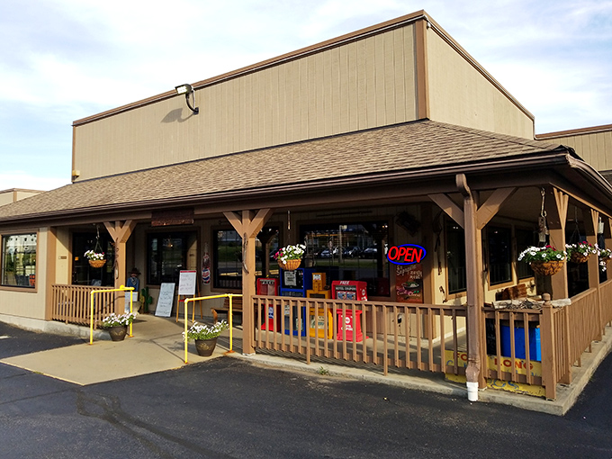 The unassuming exterior of Mr. Lee's might not scream "culinary destination," but that wooden porch has welcomed generations of burger enthusiasts.