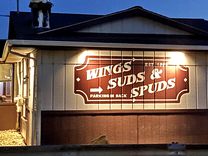 That vintage sign tells you everything you need to know &ndash; this place has been perfecting the wing-beer-potato trifecta for decades.
