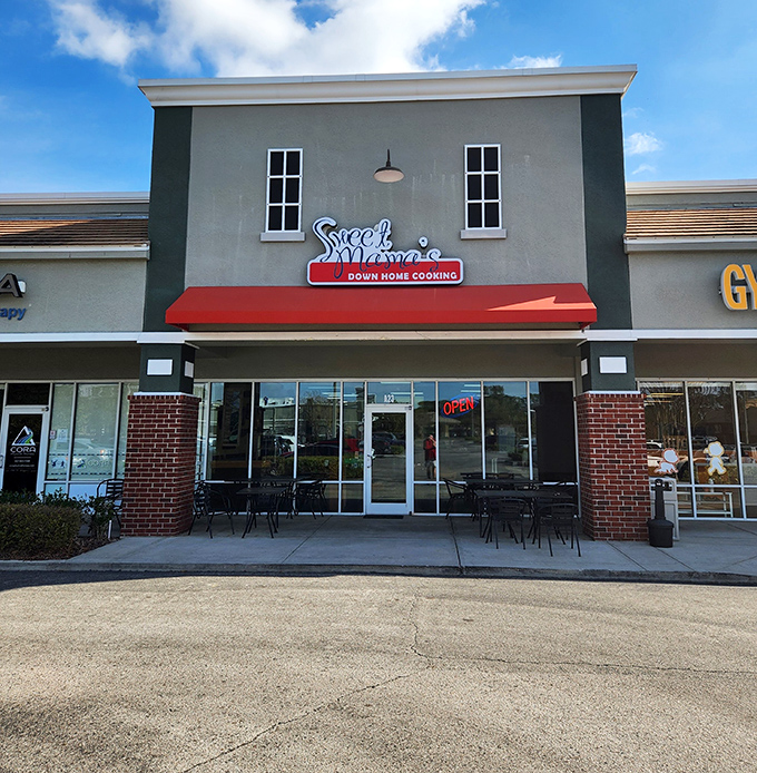 Sweet Mama's unassuming storefront proves once again that the best Southern cooking often hides behind the most modest facades.