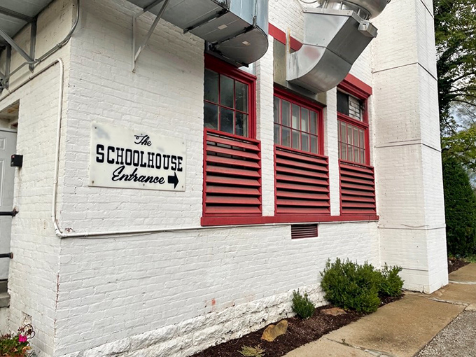 This charming schoolhouse turned restaurant proves that the best lessons in life involve fried chicken.