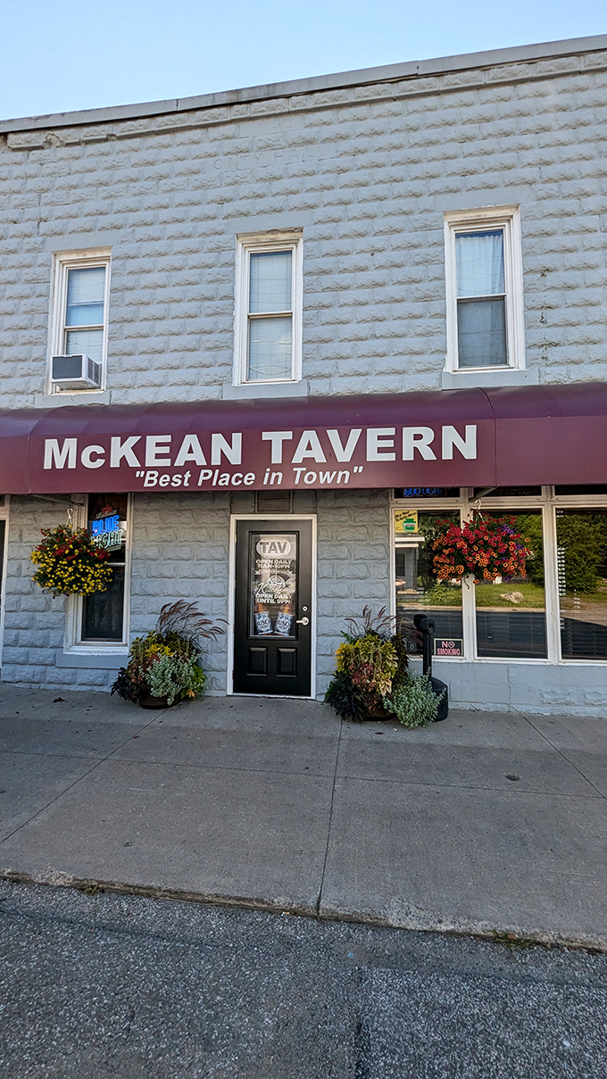 The unassuming stone exterior of McKean Tavern proves once again that the best food often hides behind the most modest facades. "Best Place in Town" isn't just hopeful marketing&mdash;it's a promise.