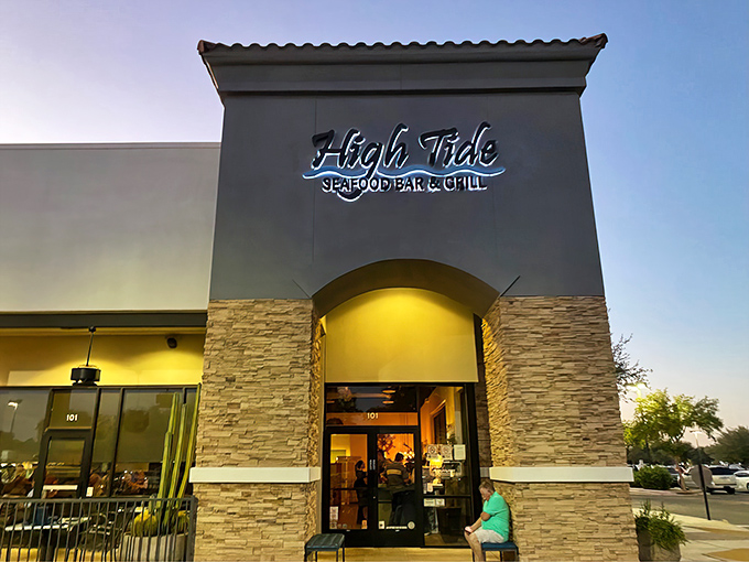 High Tide's modern exterior might be landlocked in Gilbert, but inside, the ocean's bounty awaits desert dwellers craving coastal flavors.