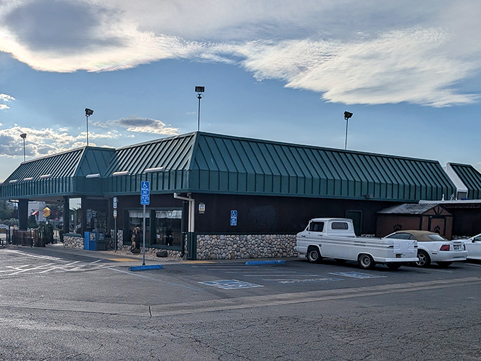 Standing proud with its distinctive green roof, this roadside oasis has been rescuing hangry road-trippers from fast food mediocrity for years.