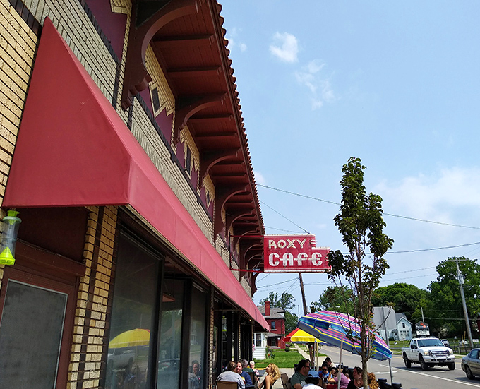 That vintage neon sign isn't just decoration &ndash; it's a beacon calling all breakfast believers to Jackson's tastiest secret.