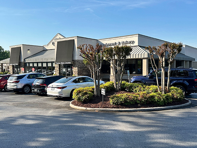 Welcome to carb paradise! Stax Omega's inviting exterior promises comfort food salvation after a long week of pretending salad is enough.