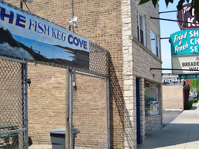 The unassuming stone facade of The Fish Keg hides Chicago's seafood treasure &ndash; like finding a pearl in the most modest oyster.