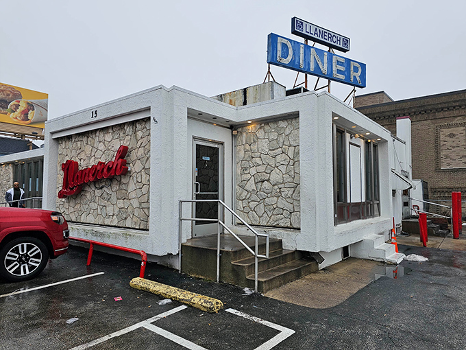The classic diner facade that's been calling hungry souls home for decades of comfort.