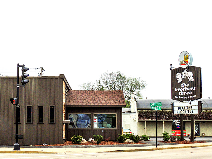 The unassuming exterior of The Brothers Three in Marinette might not scream "culinary destination," but that's part of its charm &ndash; the best treasures are often hidden in plain sight.