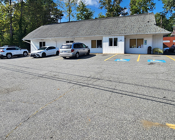 Unassuming on the outside, life-changing on the inside. This modest white building houses barbecue dreams that have stood the test of time.