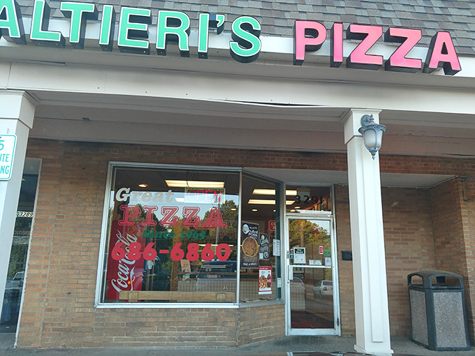 That classic storefront promises no frills, just thrills for your taste buds. Sometimes the best treasures hide in plain sight.