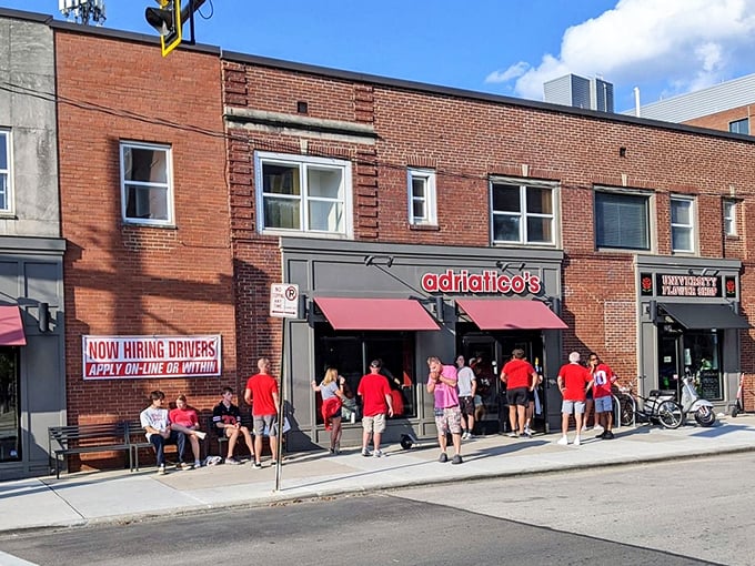 Lines forming outside speak volumes &ndash; when locals willingly wait in the Ohio sun for pizza, you know you've found something special.