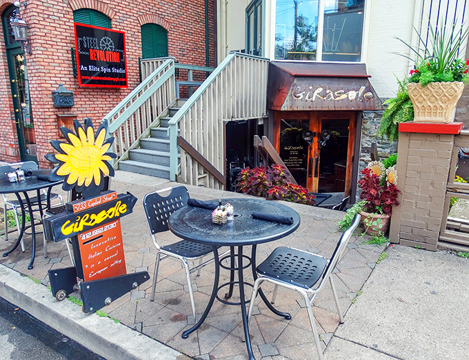 Stone walls and warm lights whisper "come in" &ndash; resistance is futile when pasta this good awaits inside.