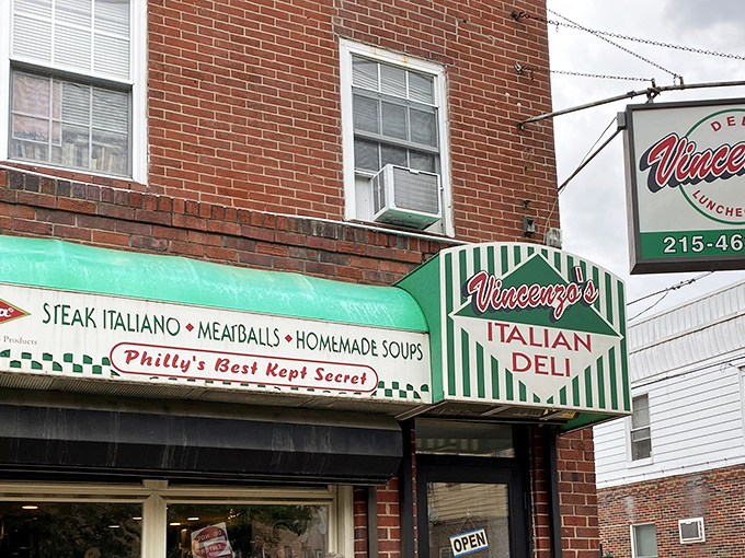 Philly's Best Kept Secret proclaims the awning, and for once, marketing hyperbole might be an understatement.
