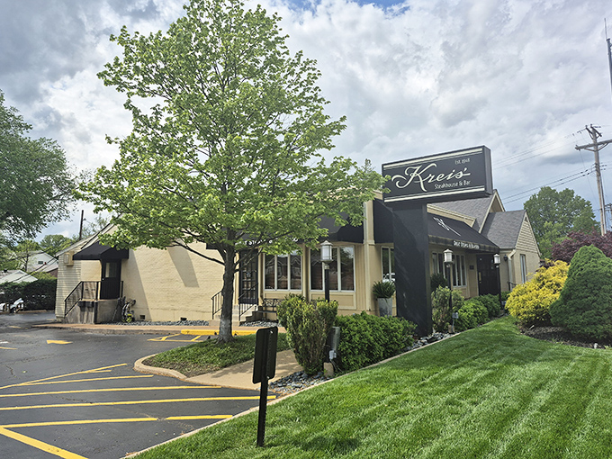 The unassuming exterior of Kreis' Steakhouse & Bar hides a carnivore's paradise within. Sometimes the best treasures come in modest packages.