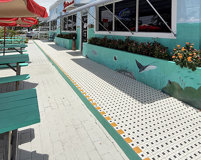 The mint-green exterior with classic neon "Diner" sign promises what every great Florida breakfast spot should: zero pretension, maximum flavor.