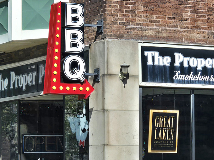 That BBQ sign knows exactly what it's doing &ndash; luring unsuspecting pedestrians into a meat coma they'll never regret.