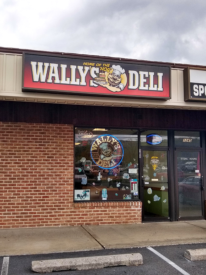 The unassuming storefront of Wally's Deli proudly declares itself "Home of the HOG" &ndash; a promise that sandwich lovers know is gloriously fulfilled inside.
