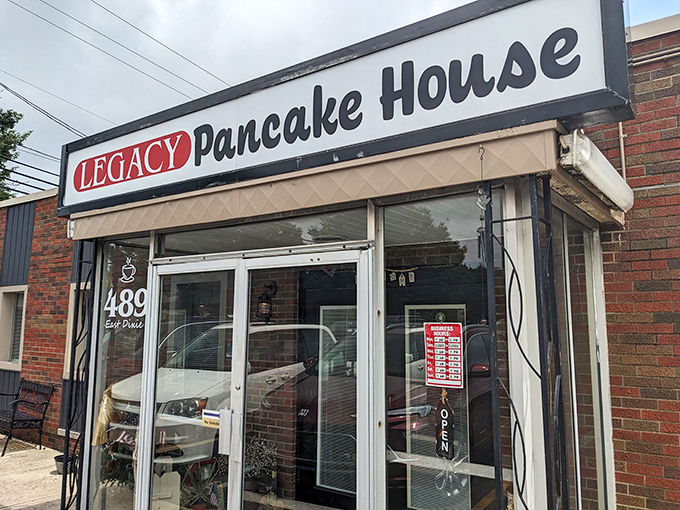 That brick exterior might look humble, but inside lies breakfast magic that'll change your morning routine forever.