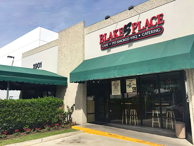 The unassuming storefront of Blake's Place might not scream "barbecue mecca," but that heavenly smoke wafting through the air tells the real story.