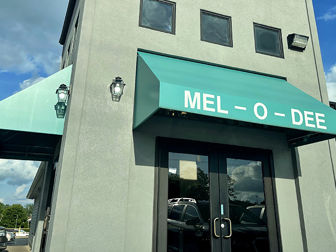 The unassuming blue exterior of Mel-O-Dee belies the culinary treasures within&mdash;like finding a Michelin-worthy meal in your favorite aunt's living room.