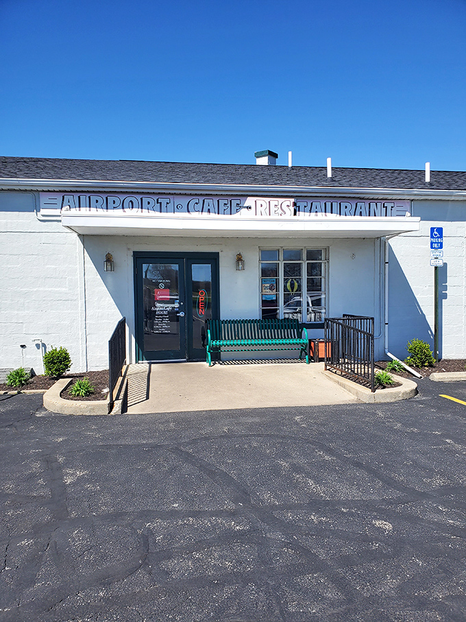 The unassuming exterior of Melroy's Cafe promises no frills, just honest-to-goodness food that'll make your taste buds request clearance for takeoff.