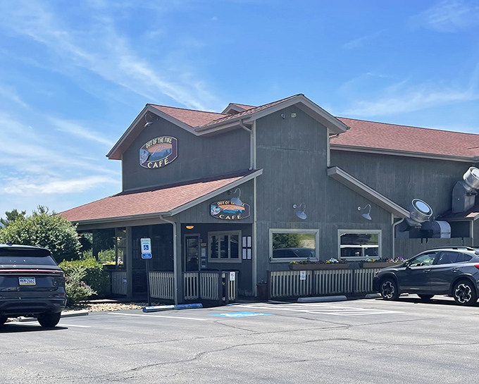 The unassuming exterior of Out of the Fire Caf&eacute; proves once again that culinary treasures often hide in plain sight.