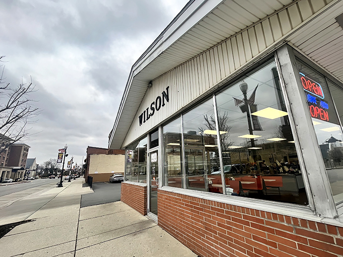 Wilson's iconic storefront stands proudly on Findlay's main drag, a beacon of burger bliss that's been drawing hungry Ohioans since FDR was in office.