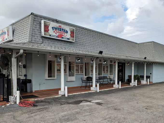 The unassuming exterior of Twisted Lobster proves once again that Florida's best seafood treasures often hide in plain sight, like culinary speakeasies of the coast.