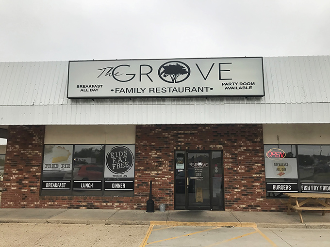 The Grove's unassuming brick exterior promises no frills, just honest-to-goodness comfort food that makes your stomach smile with anticipation.