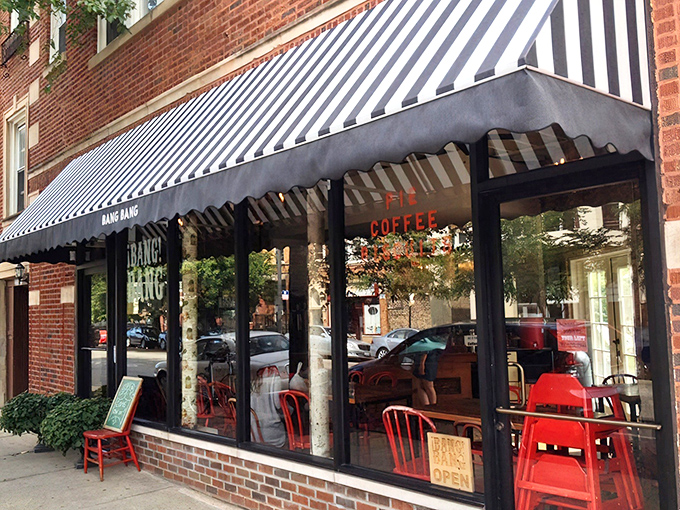 That classic black and white striped awning isn't just stylish&mdash;it's a beacon of hope for the pie-deprived masses of Chicago's Logan Square neighborhood.