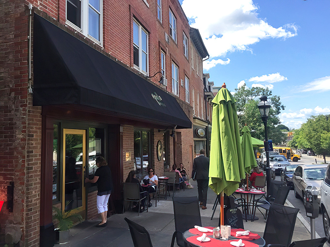 Apollo Grill's charming brick facade proves that great restaurants don't need flashy exteriors to draw crowds.
