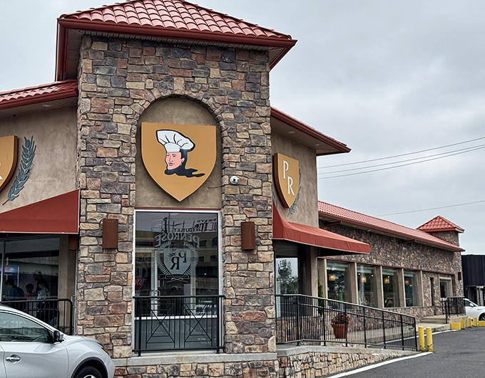 Stone and stucco meet modern comfort in this neighborhood treasure that redefines diner elegance.