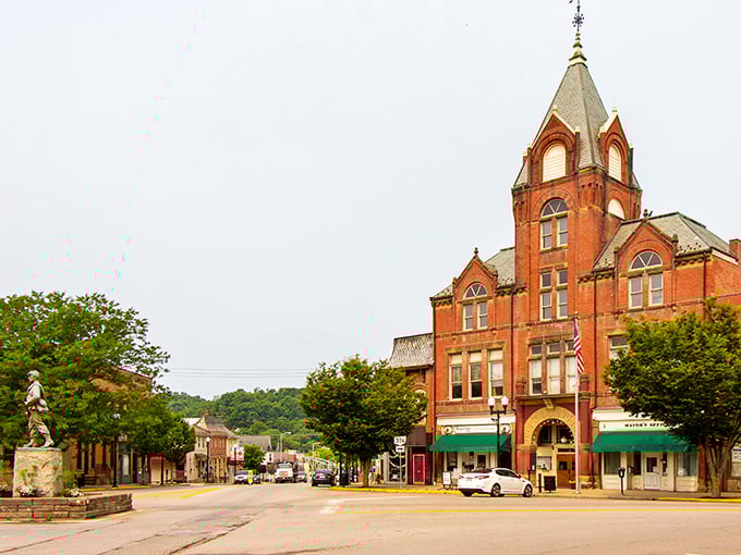 McConnelsville's town square looks like it was plucked from a Norman Rockwell painting, complete with historic buildings and small-town charm that money can't manufacture.