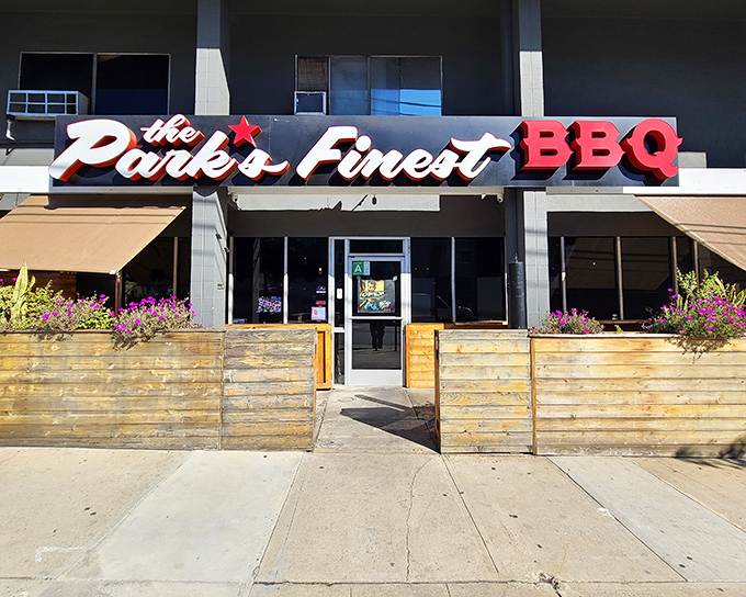 The unassuming storefront that houses culinary greatness. Like finding Shakespeare performing in a strip mall, this modest exterior hides extraordinary flavors within.