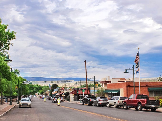 Main Street Cottonwood stretches before you like a welcoming handshake, where small-town charm meets big mountain views.