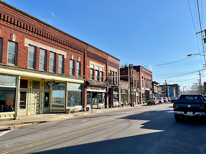 Downtown Ashtabula's historic brick buildings stand as living monuments to simpler times, offering charming storefronts where retirement dollars stretch further than your imagination.