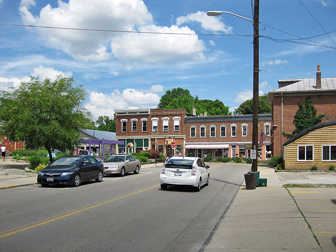 Yellow Springs welcomes visitors with the kind of charm that makes you forget why cities seemed important.