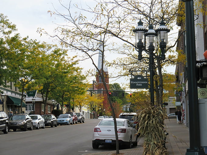 Petoskey's tree-lined streets and vintage lampposts create that "where has this been all my life?" feeling as you stroll through town.