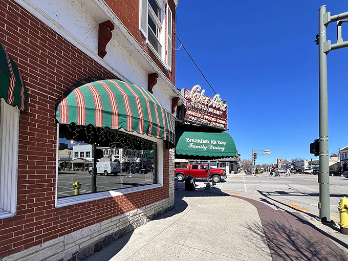 The corner brick building with its iconic green awnings and vibrant hanging flower baskets has been stopping Lake Geneva pedestrians in their tracks for generations.