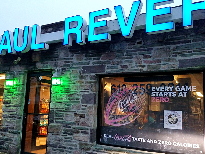 Here's where legends are born - that humble stone facade hiding Pennsylvania's best-kept cheesesteak secret.