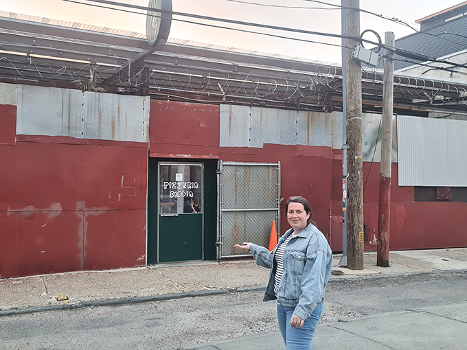 The unassuming exterior of Pizzeria Beddia proves the old adage: never judge a pizza paradise by its brick facade.